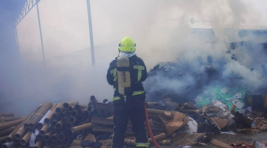 Fire broke out in warehouse in Muscat, no injuries - Arabian Daily News