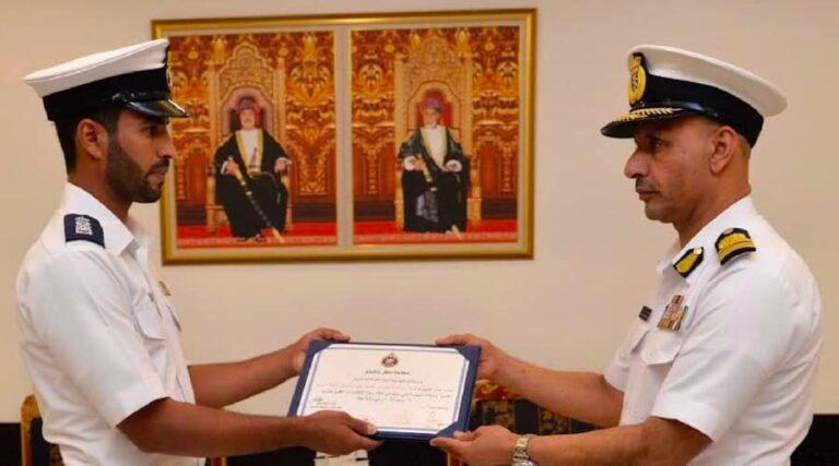 Royal Navy of Oman honours Ali Al Wardi who saved two children from ...