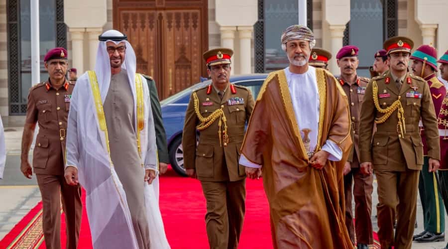 In pictures: UAE President Sheikh Mohamed leaves Oman after two-day ...