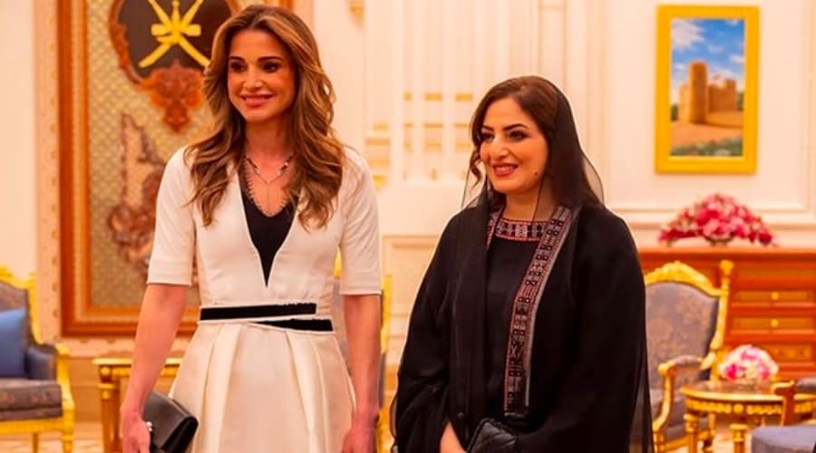 Honourable Lady hosts dinner in honour of Queen Rania of Jordan ...