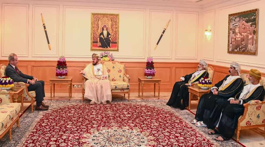 Sayyid Asaad bids farewell to ambassadors of Brazil and United Kingdom ...