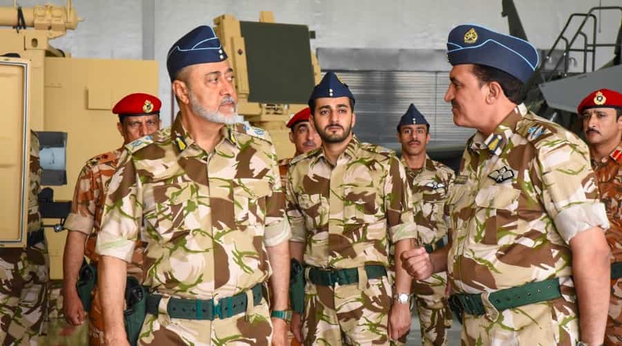 In pictures: His Majesty the Sultan visits Adam Air Base - Arabian ...