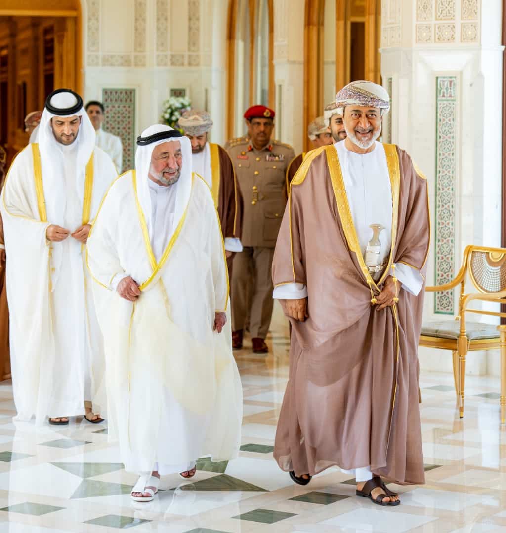 In pictures: His Majesty the Sultan receives Ruler of Sharjah - Arabian ...