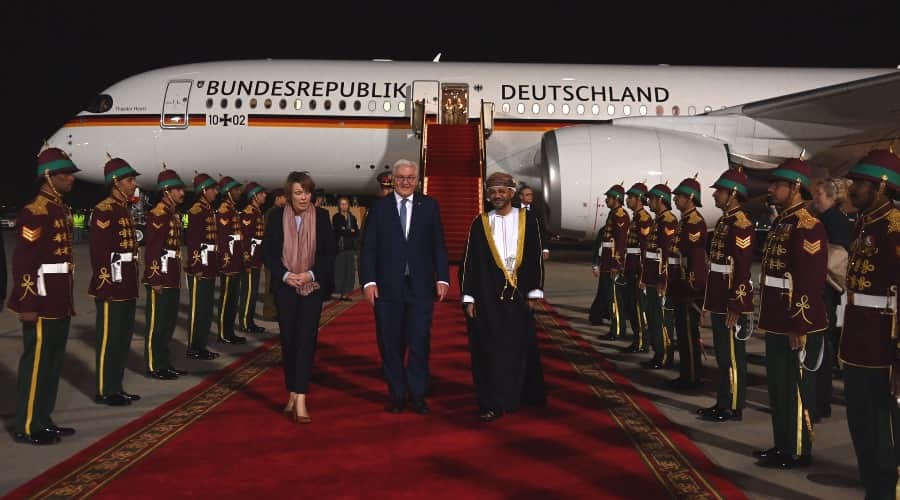 German President Arrives in Oman - Arabian Daily News