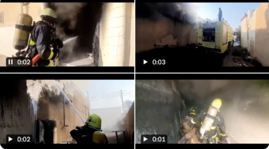 Fire Breaks Out At Textile Warehouse in Oman - Arabian Daily News