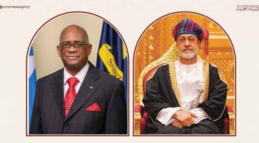 H M Greets Governor-General of Saint Lucia - Arabian Daily News