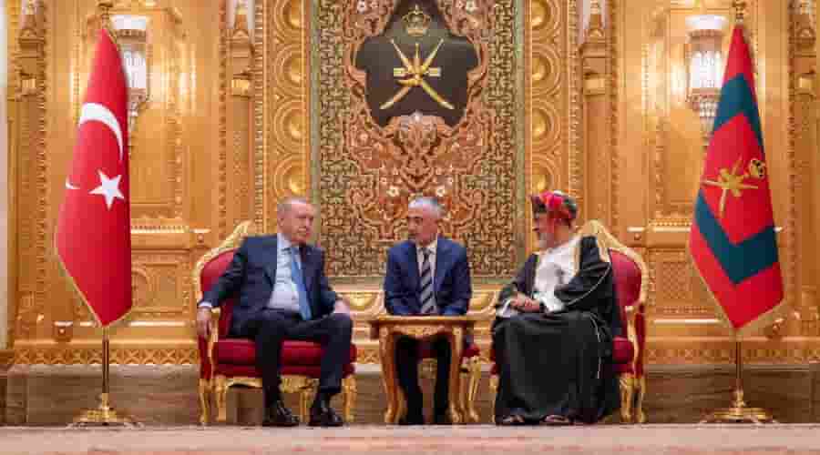 His Majesty the Sultan, President of Turkiye Hold Private Meeting at Al ...